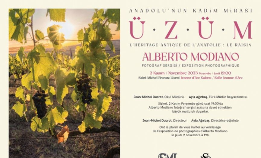 Alberto Modiano´nun ´Üzüm´ sergisi Saint Michel Lisesinde | Şalom Gazetesi