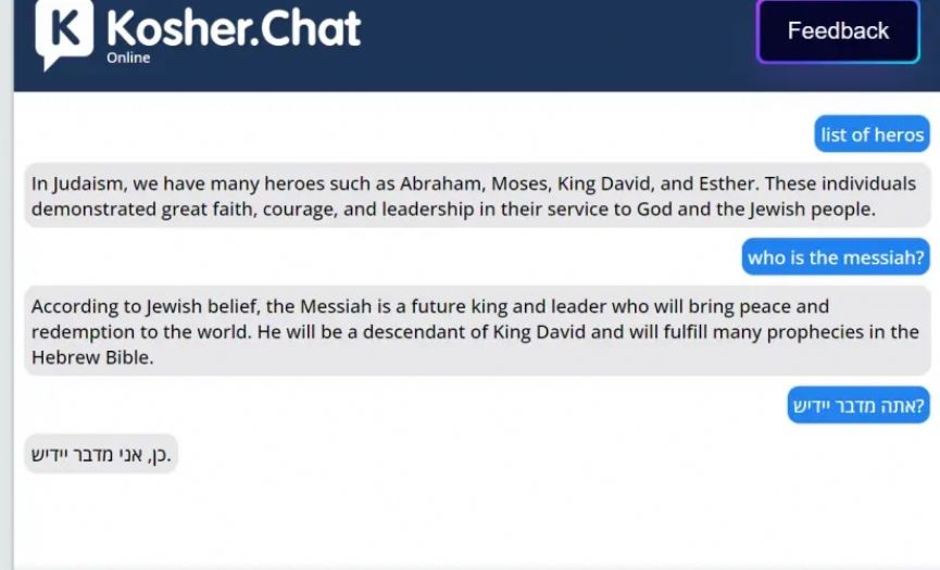 Hasidik haham, ChatGPT´nin ´kaşer´ alternatifini yayınladı: ´kosher ...